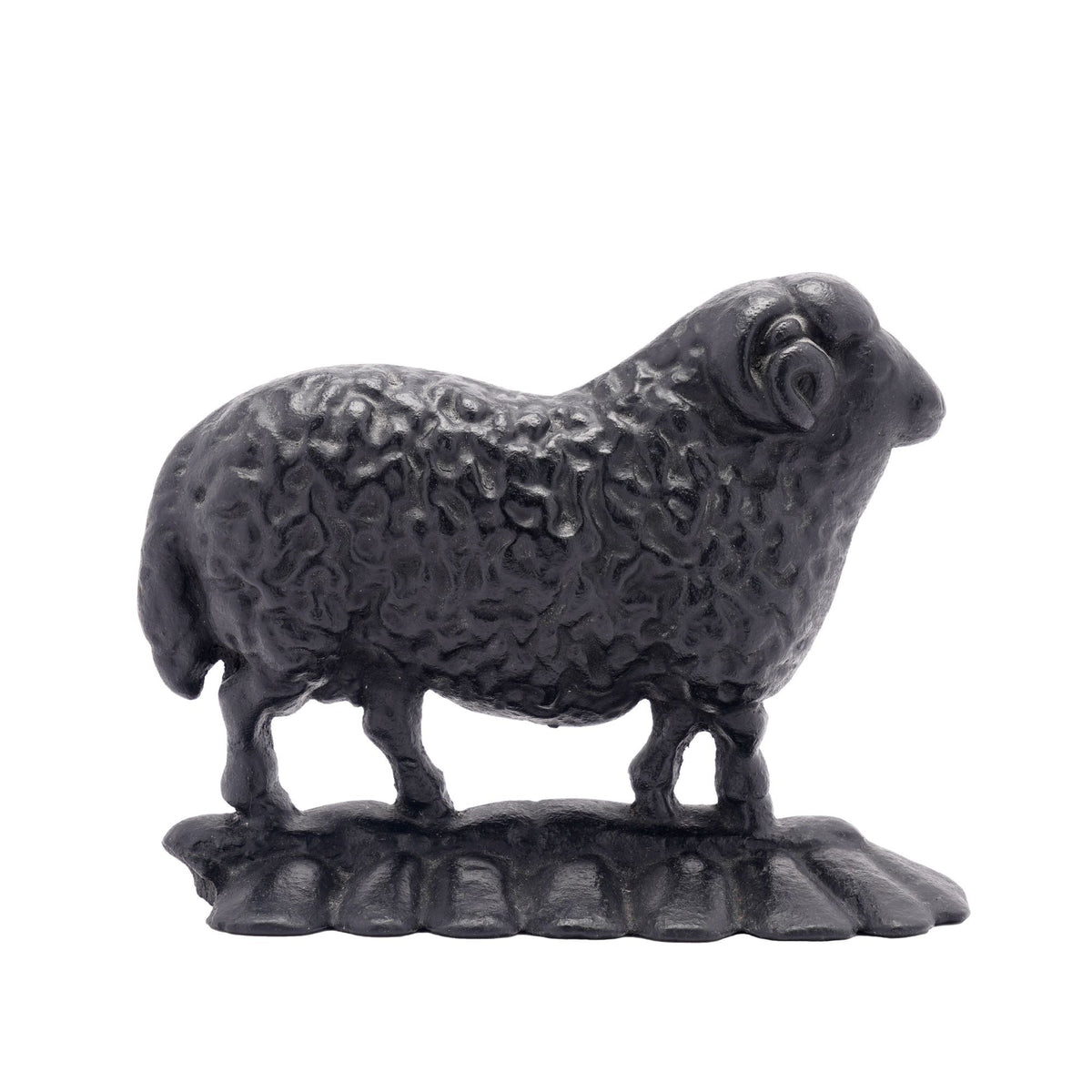 English Victorian cast iron ram doorstop, c. 1880 – The Federalist Antiques