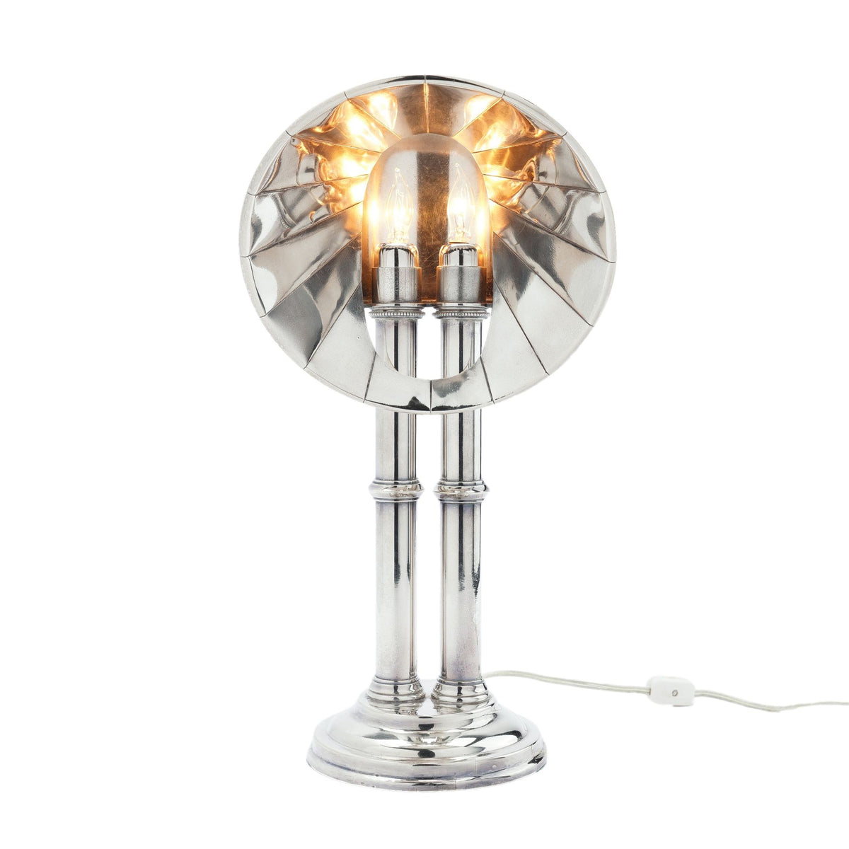 English Sheffield silvered copper and brass pulpit lamp (c. 1835) – The ...