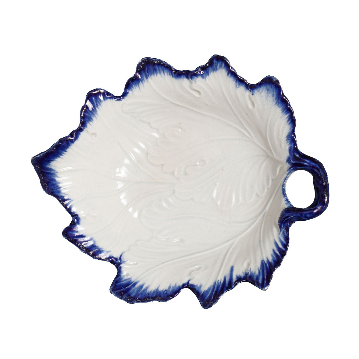 Shell edge pearlware grape leaf condiment dish (c. 1820) – The ...