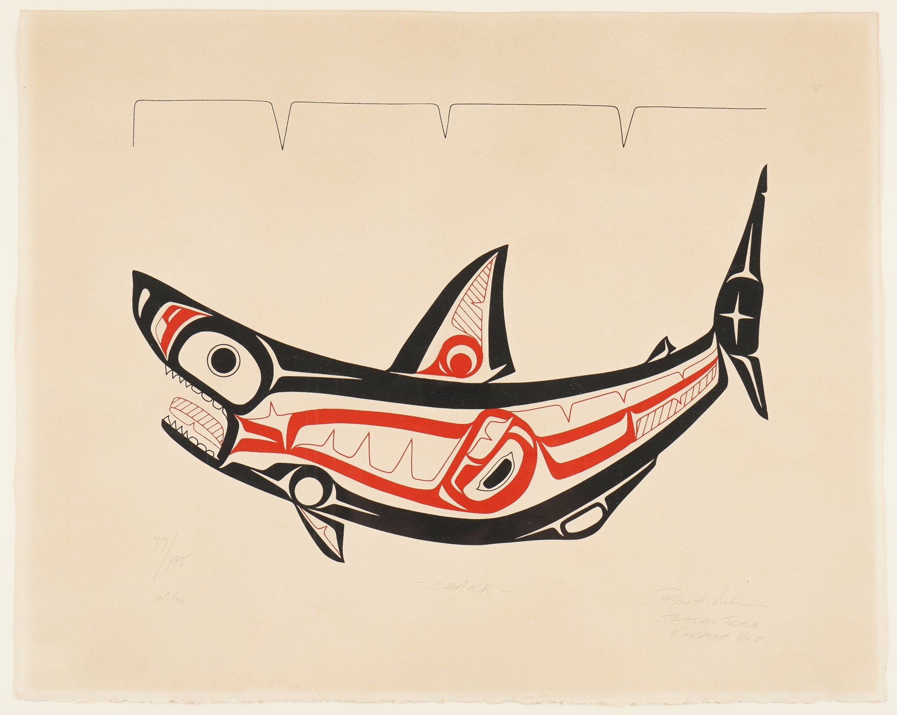 Shark by Roy Henry Vickers (1976) – The Federalist Antiques