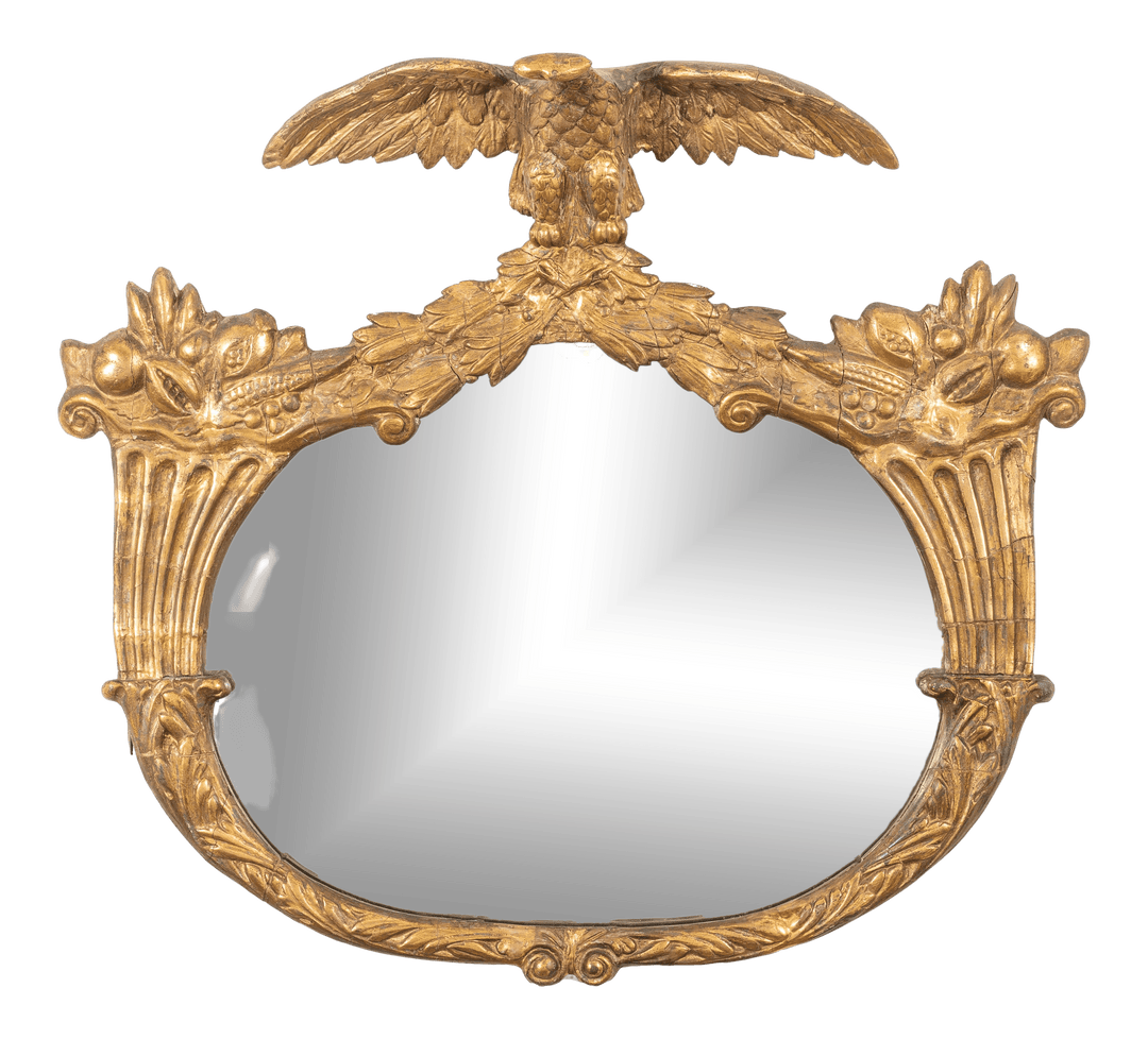 oval gilt frame